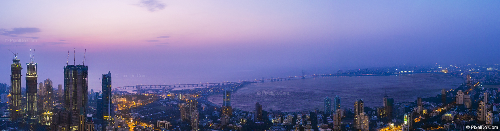 Aerial Panorama of Prabhadevi Mumbai for DB Realty